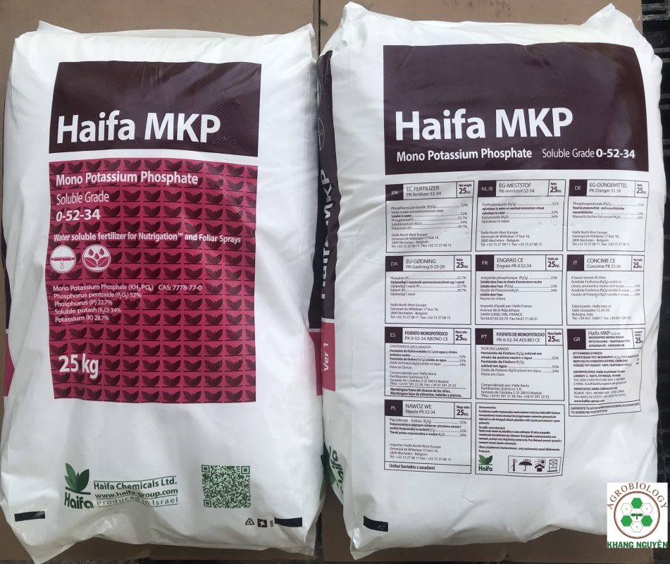 MKP Mono Potassium Phosphate Haifa - Nông Sinh Khang Nguyên
