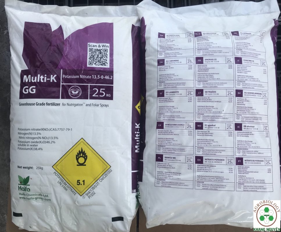 KNO3 Multi-K 13.5-0-46.2 – Phân Bón Kali Nitrat Cao Cấp Giúp Cây Phát Triển Vượt Trội - Nông ...